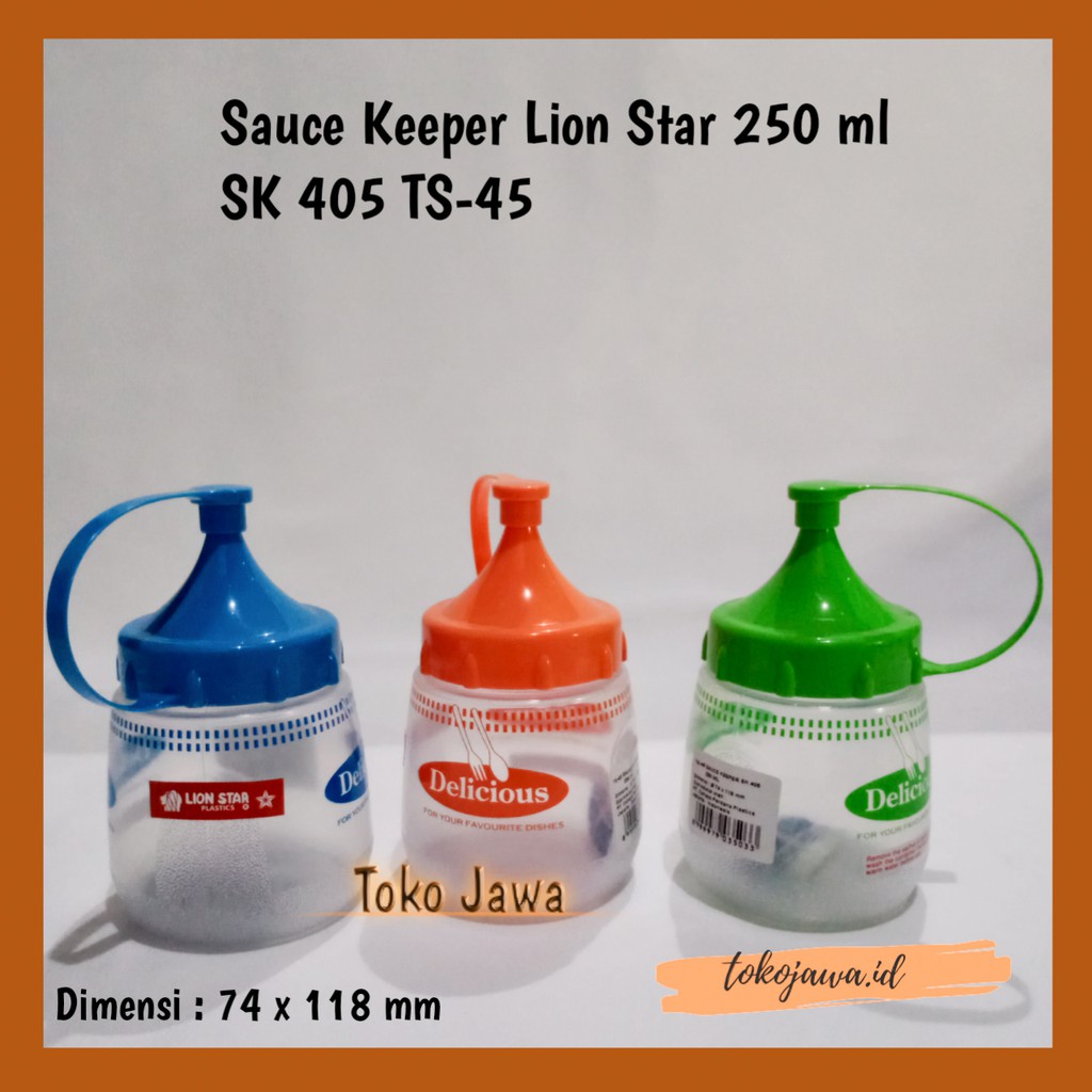 Jual Sauce Keeper SK 405 Lion Star 250ml TS-45 tempat saus tempat saus ...