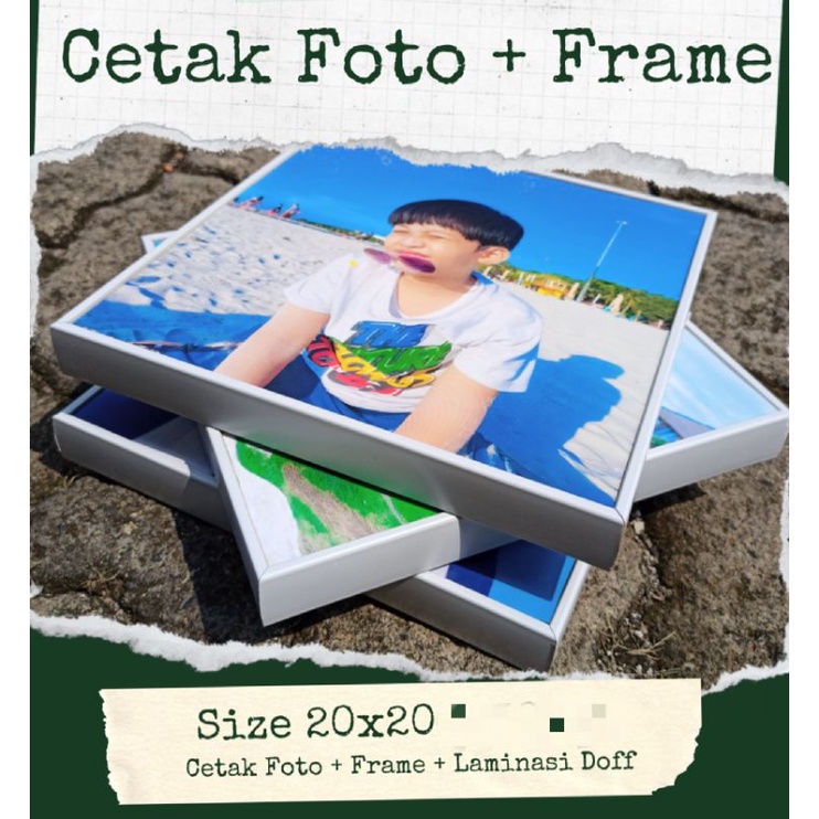 Jual PAKET CETAK FOTO FRAME BLOCK ISI 2 FRAME | Shopee Indonesia