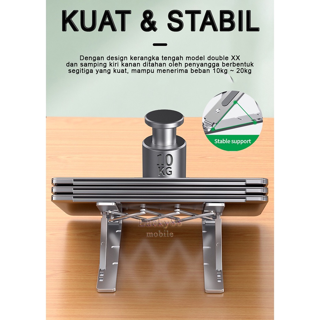 Jual FULL BESI ALUMINIUM STAINLESS SIZE XXL STEEL LAPTOP NOTEBOOK IPAD ...