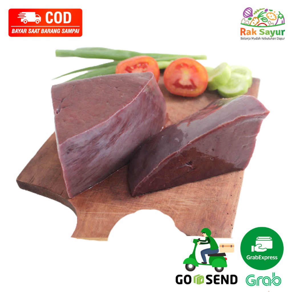 Jual Hati Sapi 250gr Ikan Daging Segar Rak Sayur Padang | Shopee Indonesia
