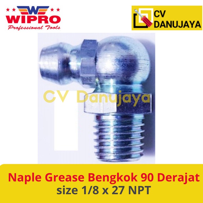 Jual Naple Nipel Napple Napel Nepel Grease Oli Oil Bengkok 90 Derajat ...