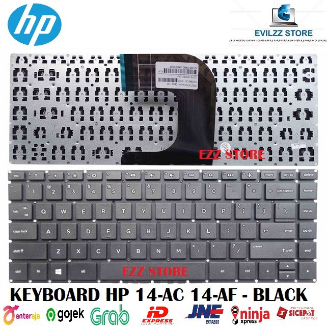 Jual KEYBOARD KIBOT KEYBOD LAPTOP NOTEBOOK HP 14AC 14-AC 14AF 14-AF 14 ...