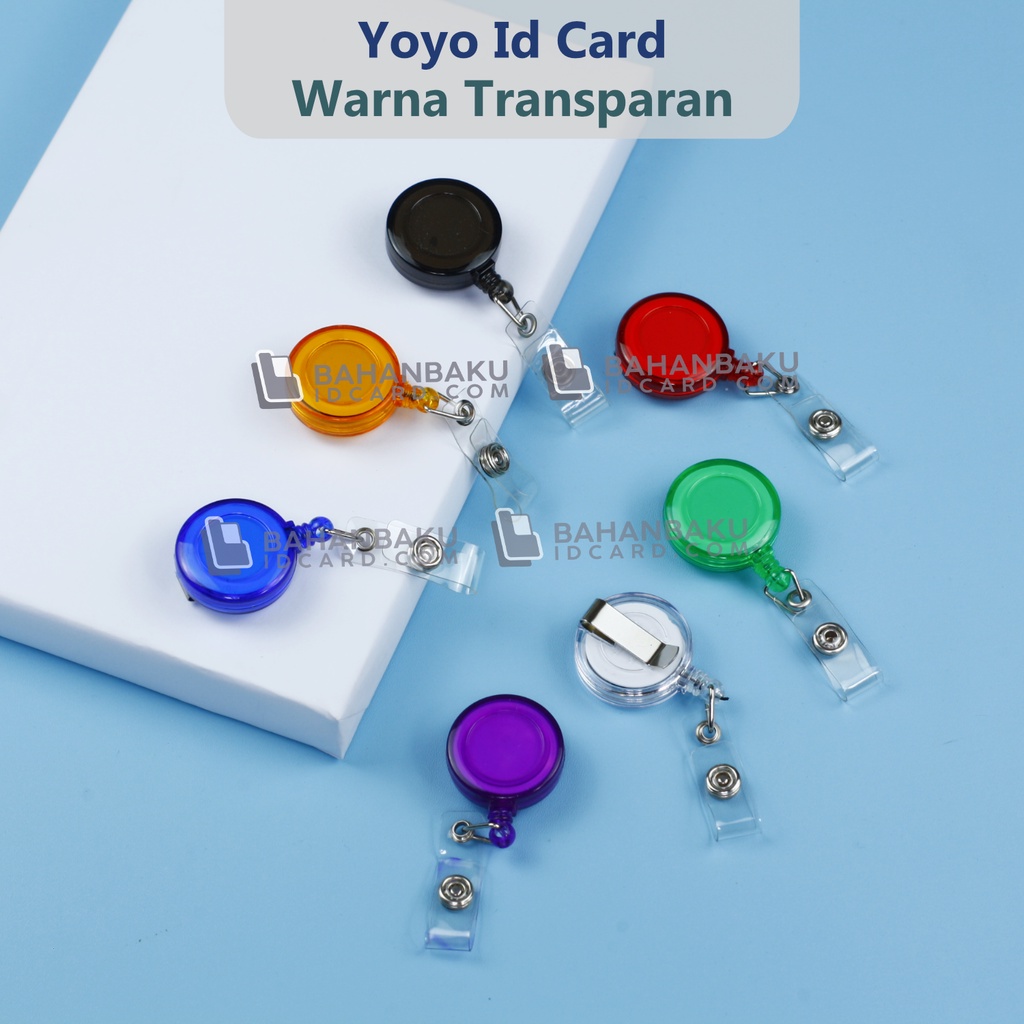 Jual YOYO TRANSPARAN Tali Id Card Gantungan Id Card Hang Tag Name Tag ...