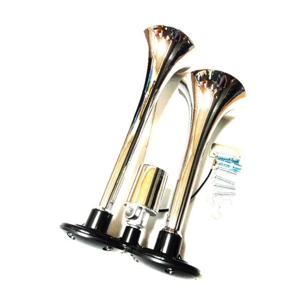 Jual KLAKSON 2 CORONG/DOUBLE HORN 12V 24V UNIVERSAL MEREK HORN TECH ...