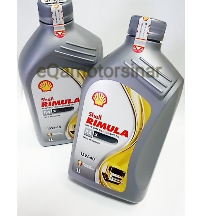 Jual Kekinian - oli SHELL RIMULA Heavy duty diesel engine OIL R4 X 15W ...