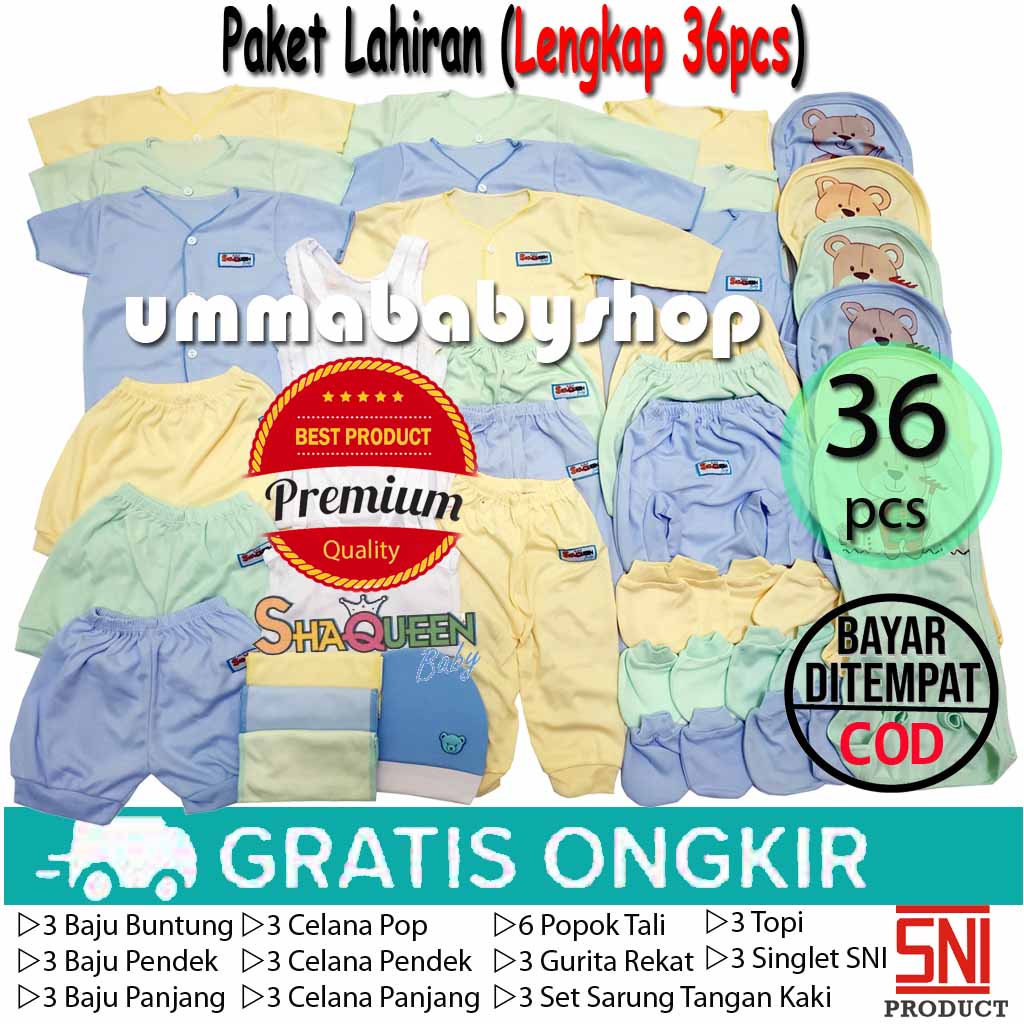 Jual 32pcs Paket Hemat Baju Bayi Polos Perlengkapan Lahiran Bayi Baru ...
