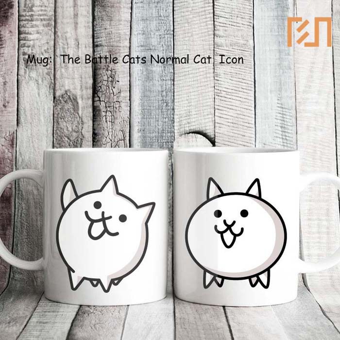 Jual Mug The Battle Cats Normal Cat icon | Shopee Indonesia