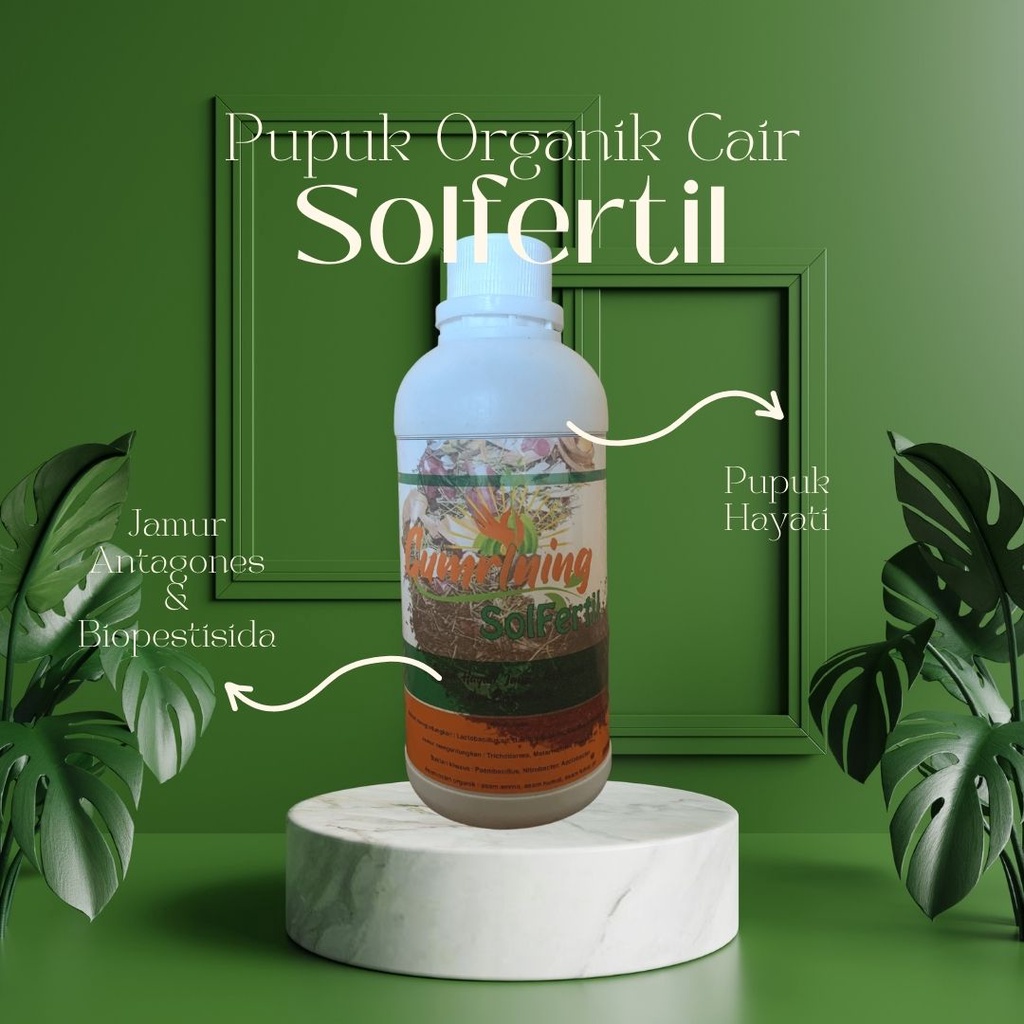 Jual Pupuk Organik Cair Solfertil (Pupuk Hayati, Jamur Antagonis, dan ...