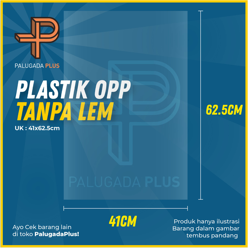 Jual Plastik OPP Kiloan Ukuran 41x62.5cm (Tanpa Lem) | Shopee Indonesia