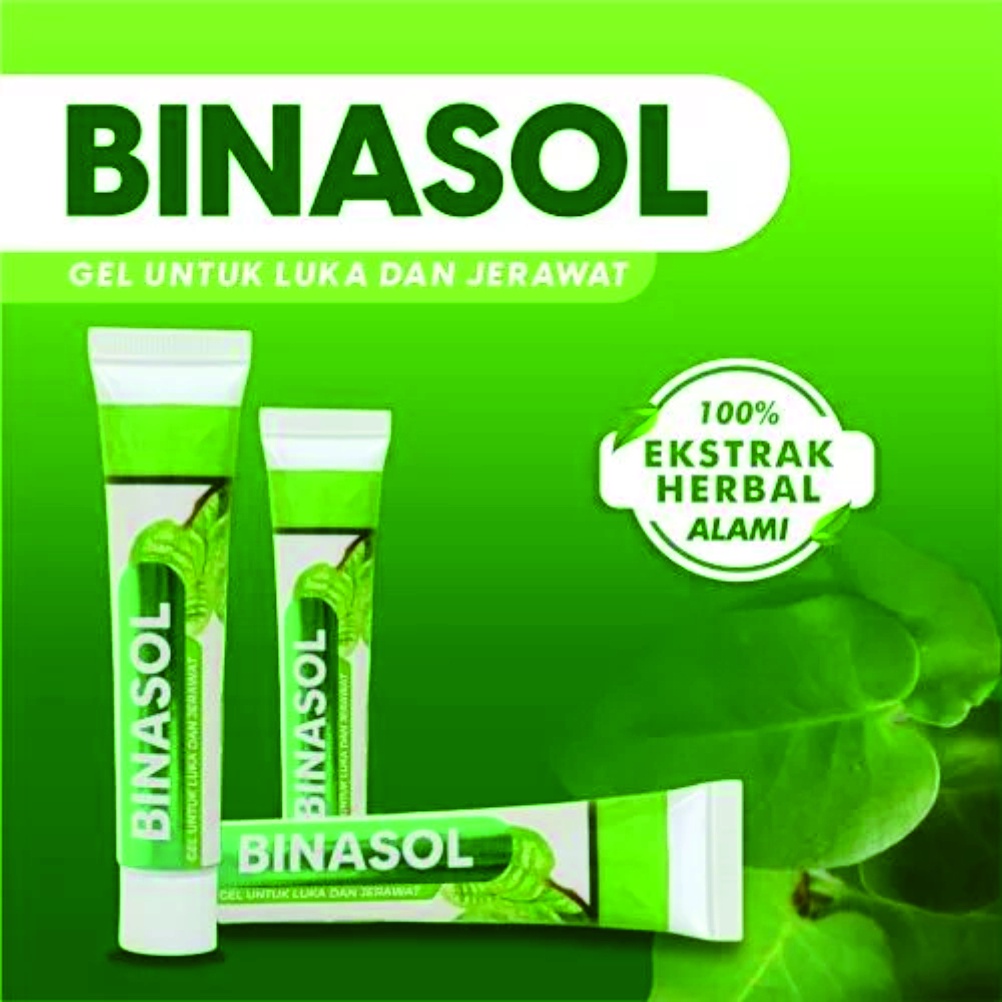 Jual Binasol Gel Obat Luka Diabetes Luka Terbuka Luka Bakar Jerawat ...