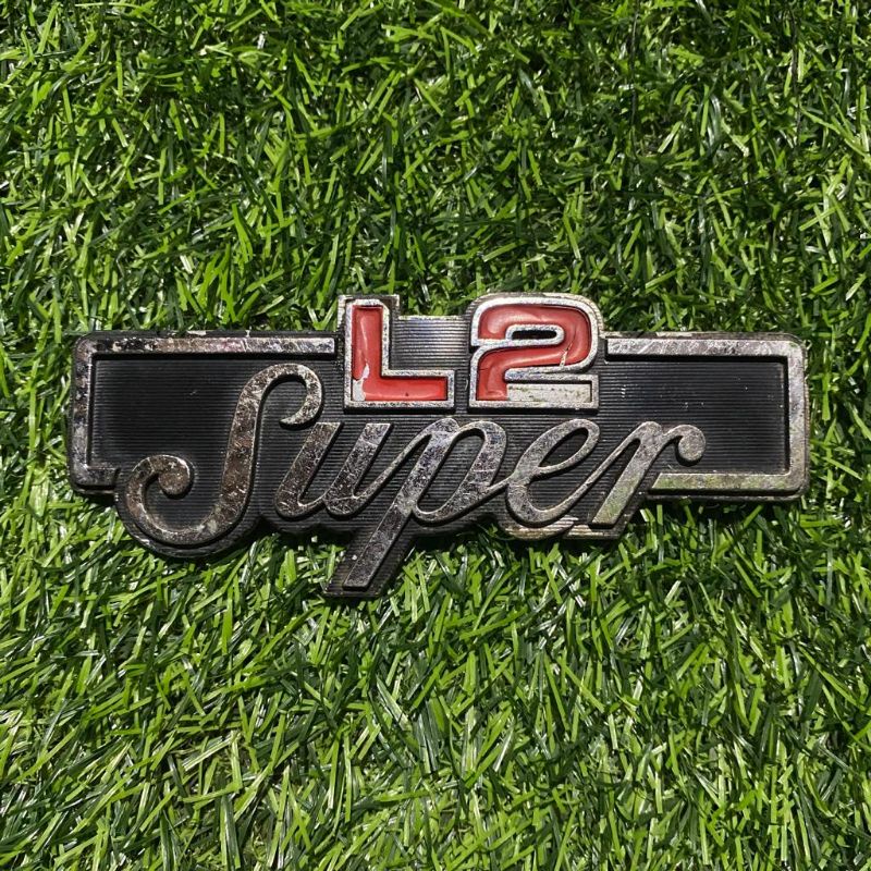 Jual emblem logo lambang box aki cover aki yamaha L2 super original ...