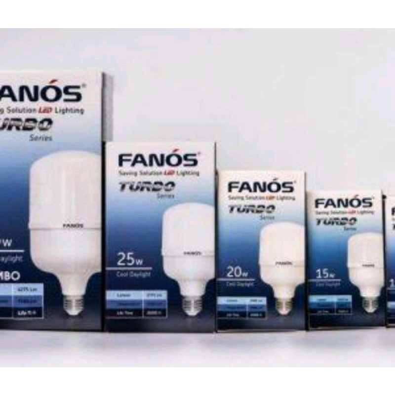 Jual Lampu Fanos Turbo series Led putih murah bestseller cool daylight ...