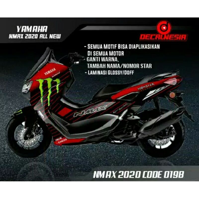 Jual stiker nmax new Decal stiker nmax Decal nmax 2020 stiker full body ...