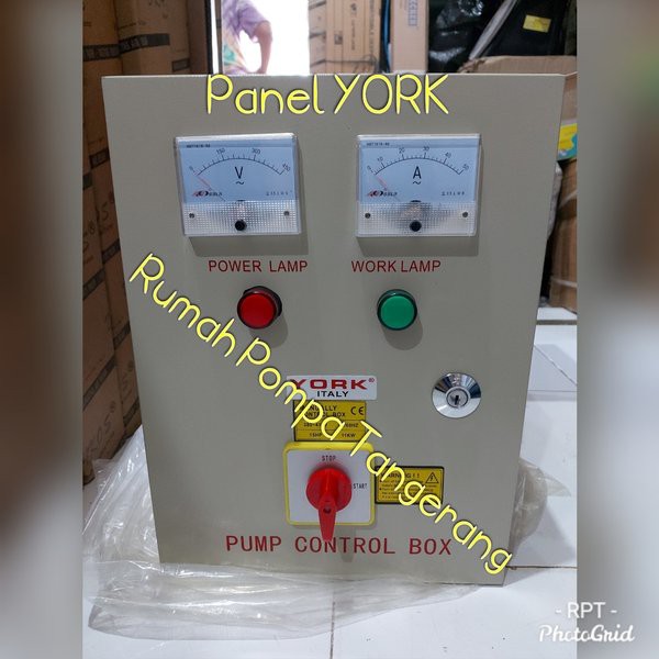 Jual Panel box pump control box merk YORK untuk mesin 15hp 3phase ...