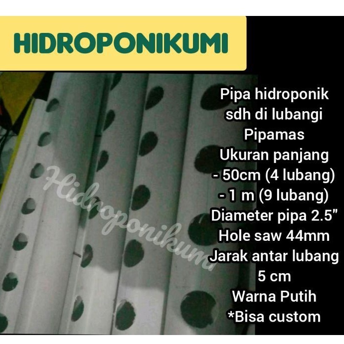 Jual Pipa paralon hidroponik 2,5" tanpa tutup murah | Shopee Indonesia