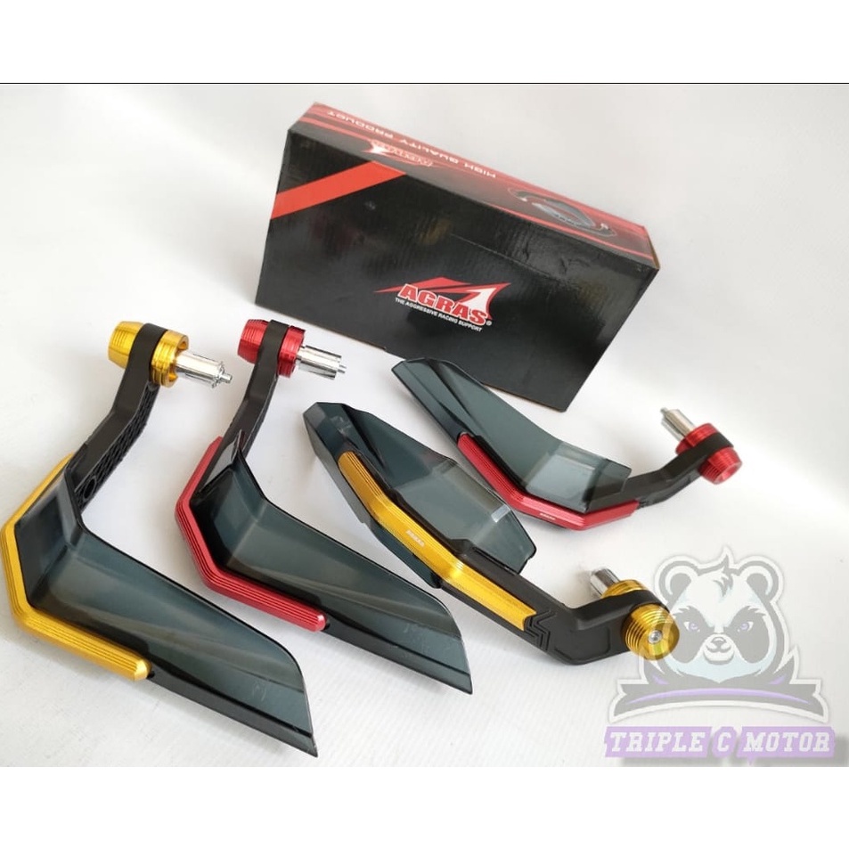 Jual PROGUARD ALMINI SUPERMOTO CUSTOM HANDGUARD KLX150 CRF150 WR155 ...