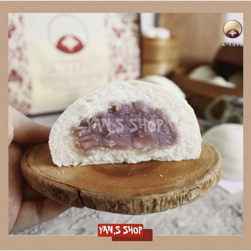 Jual (READY SIAP KIRIM) Bakpau A1 Talas / Bakpau A1 Taro - Bakpao A1 ...
