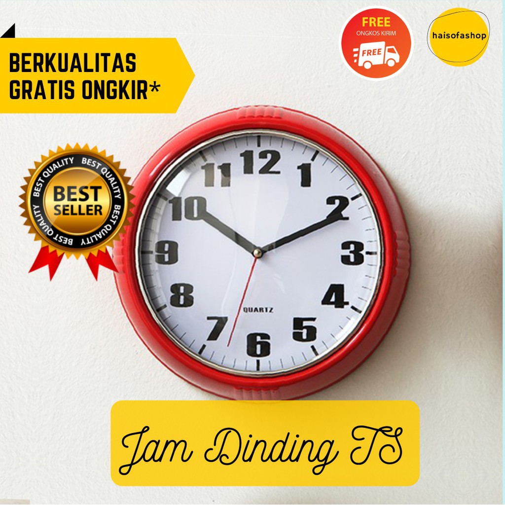 Jual JAM DINDING UNIK MINIMALIS TS MURAH 100 % ORIGINAL / JAM DINDING ...
