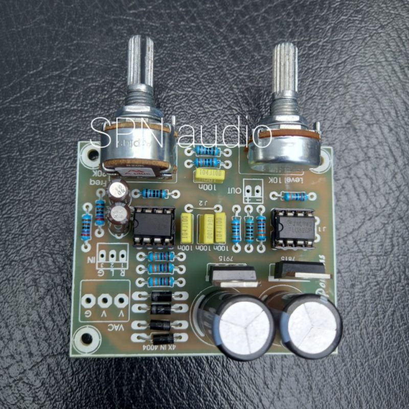 Jual kit low filter subwoofer crossover aktif pcb fiber LPF suply ct IC ...