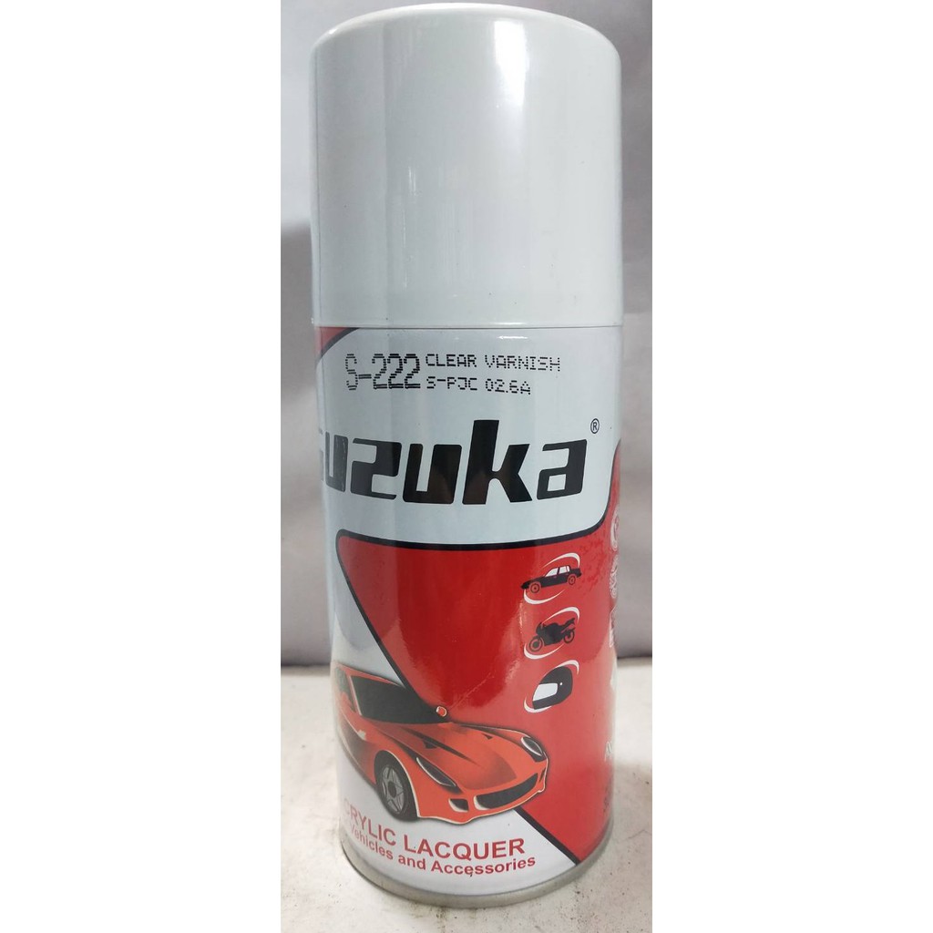 Jual CAT SEMPROT PYLOX SUZUKA CLEAR VARNISH 300 CC | Shopee Indonesia