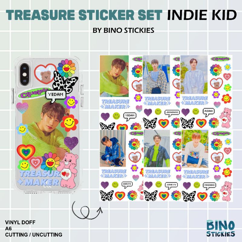 Jual Treasure Sticker Set Indie Kid / Stiker DIY CASE TREASURE ...