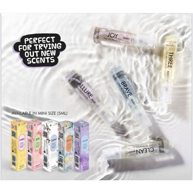 Jual CARESO ALL DAY EDT 5ml CLEAN / BRAVE / ALLURE / JOY / THREE ...