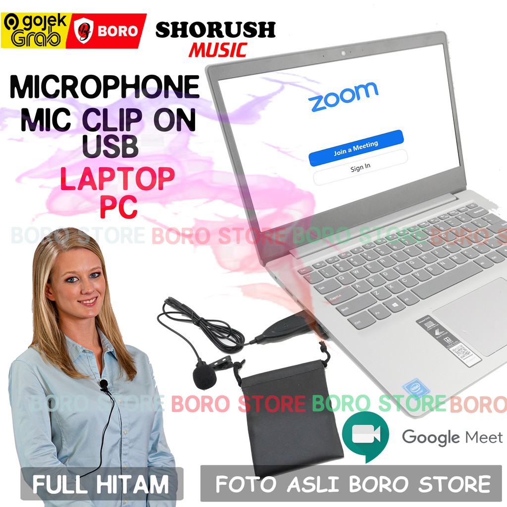Jual Shorush Microphone HDL 2 Mixer 6.5mm For MC Wedding Zoom Meeting ...