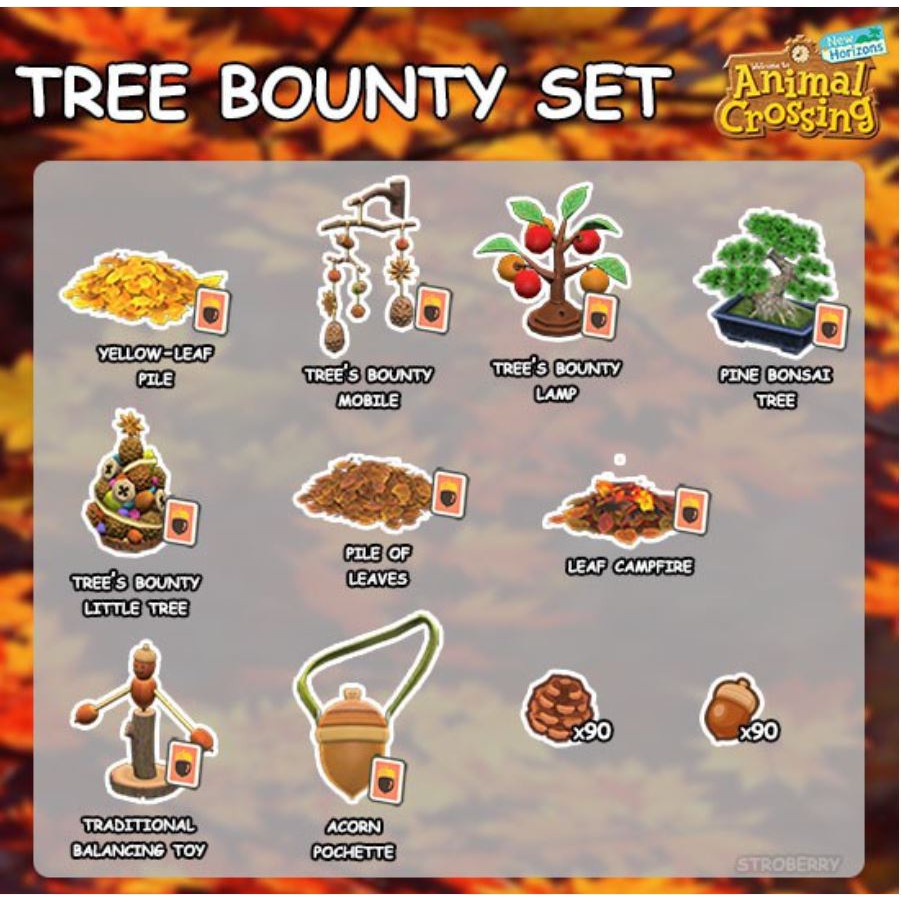 Jual Tree Bounty Set ACNH Animal Crossing | Shopee Indonesia
