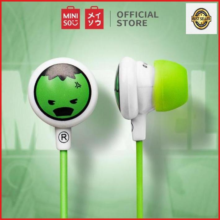 Jual Miniso Earphone In Ear Marvel Headphone Earbud Headset Suara ...