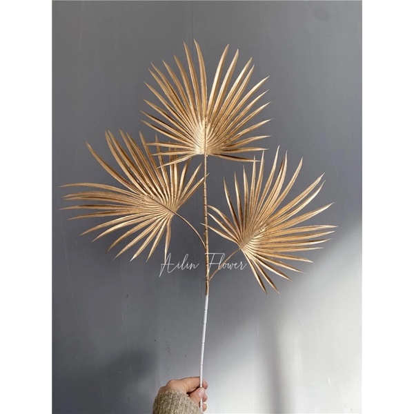 Jual Daun Bunga Gold Cherry Ginkgo Emas Red Artificial Flower Dekorasi ...