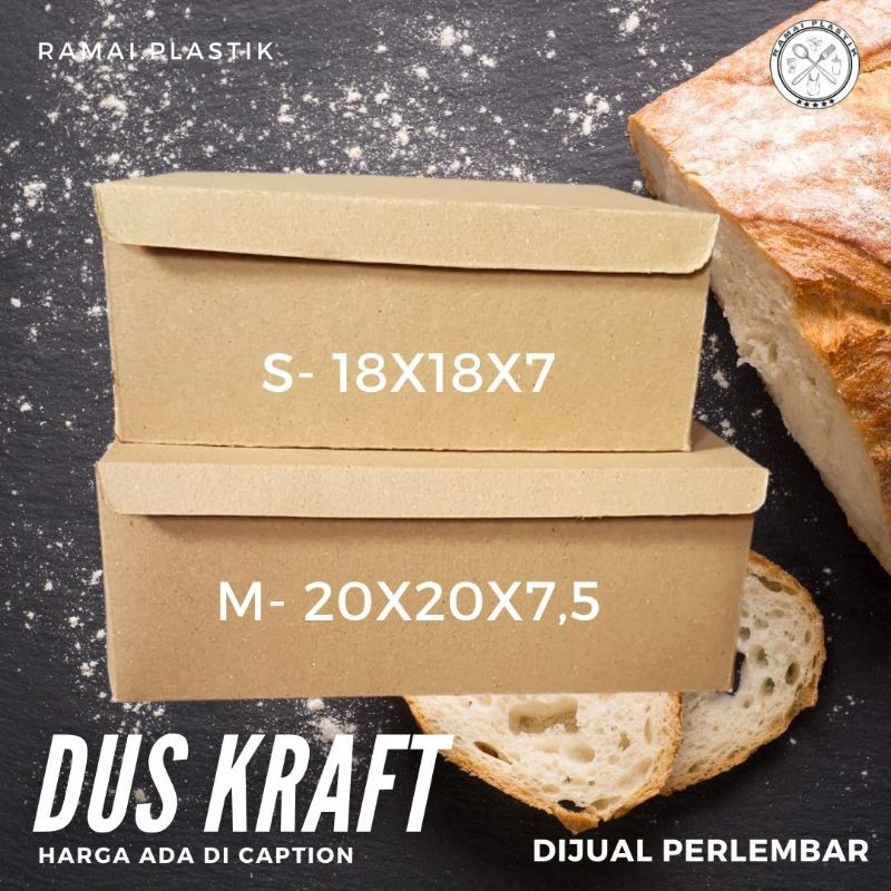 Jual Dus Kraft Ukuran 18x18cm dan 20x20cm Terusan | Shopee Indonesia