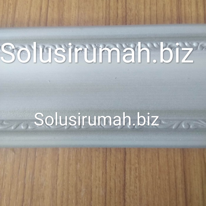 Jual LIST PLASTIK PROFIL 80MM 8CM 1MTR 1M BASIC abu LIS PLAfon atap ...