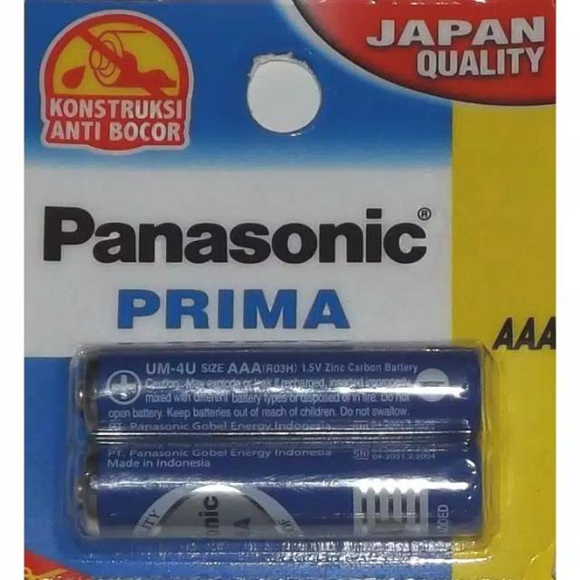 Jual BATERAI PANASONIC REMOTE AAA PER 1 PASANG | Shopee Indonesia