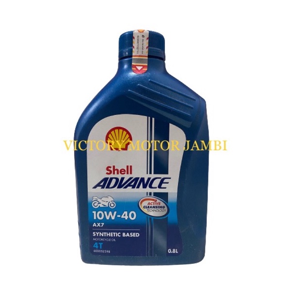 Jual OLI MESIN SHELL ADVANCE AX7 4T 10W-40 0,8L SHELL OIL | Shopee ...
