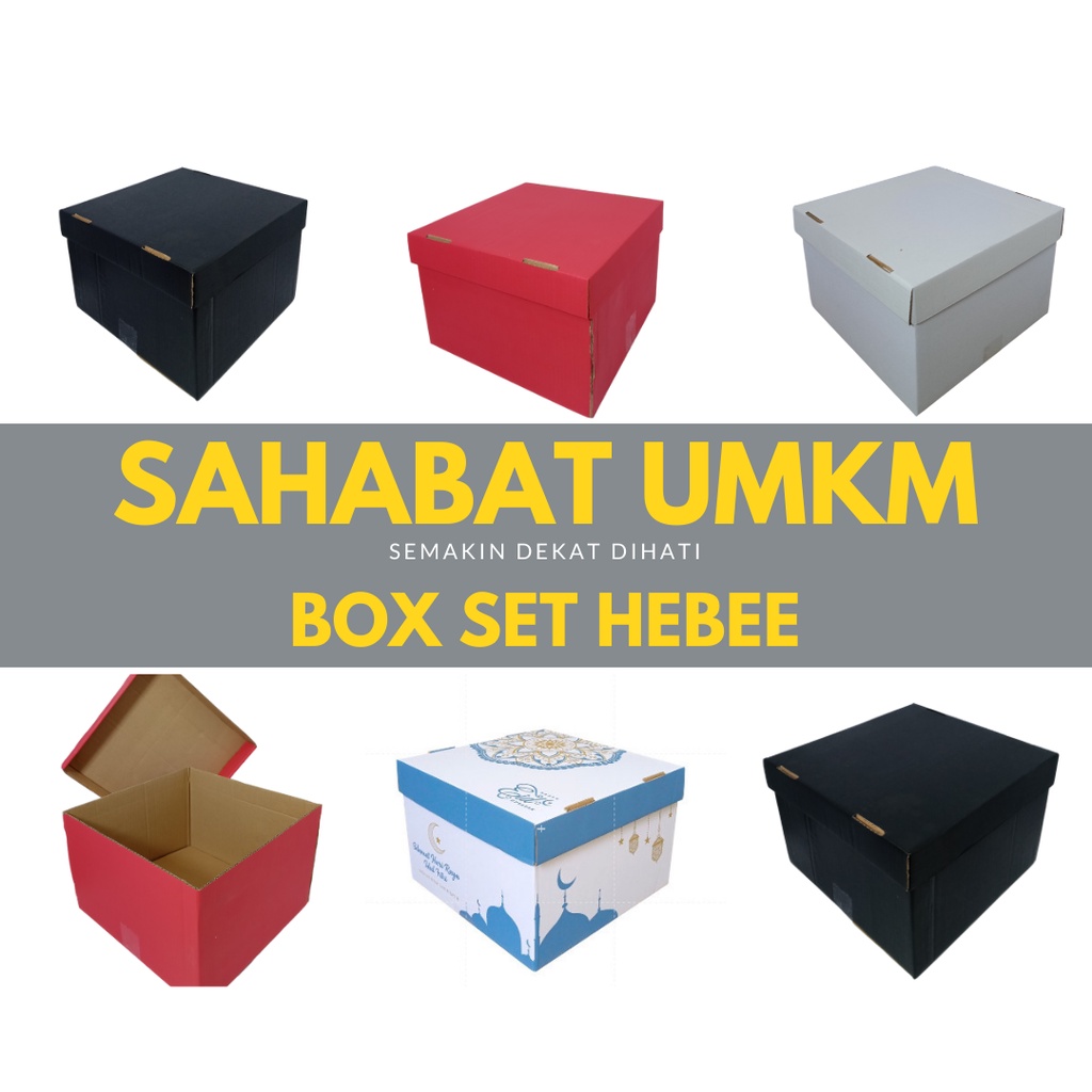 Jual Set Box 30x30x20 Parcel Set Top/Bot Heebe) Kardus/Karton/Paking ...