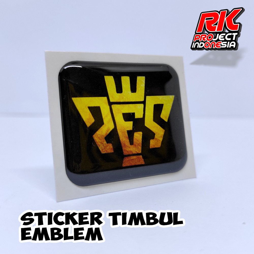 Jual PES Sticker Timbul Emblem Resin Lentur | Shopee Indonesia
