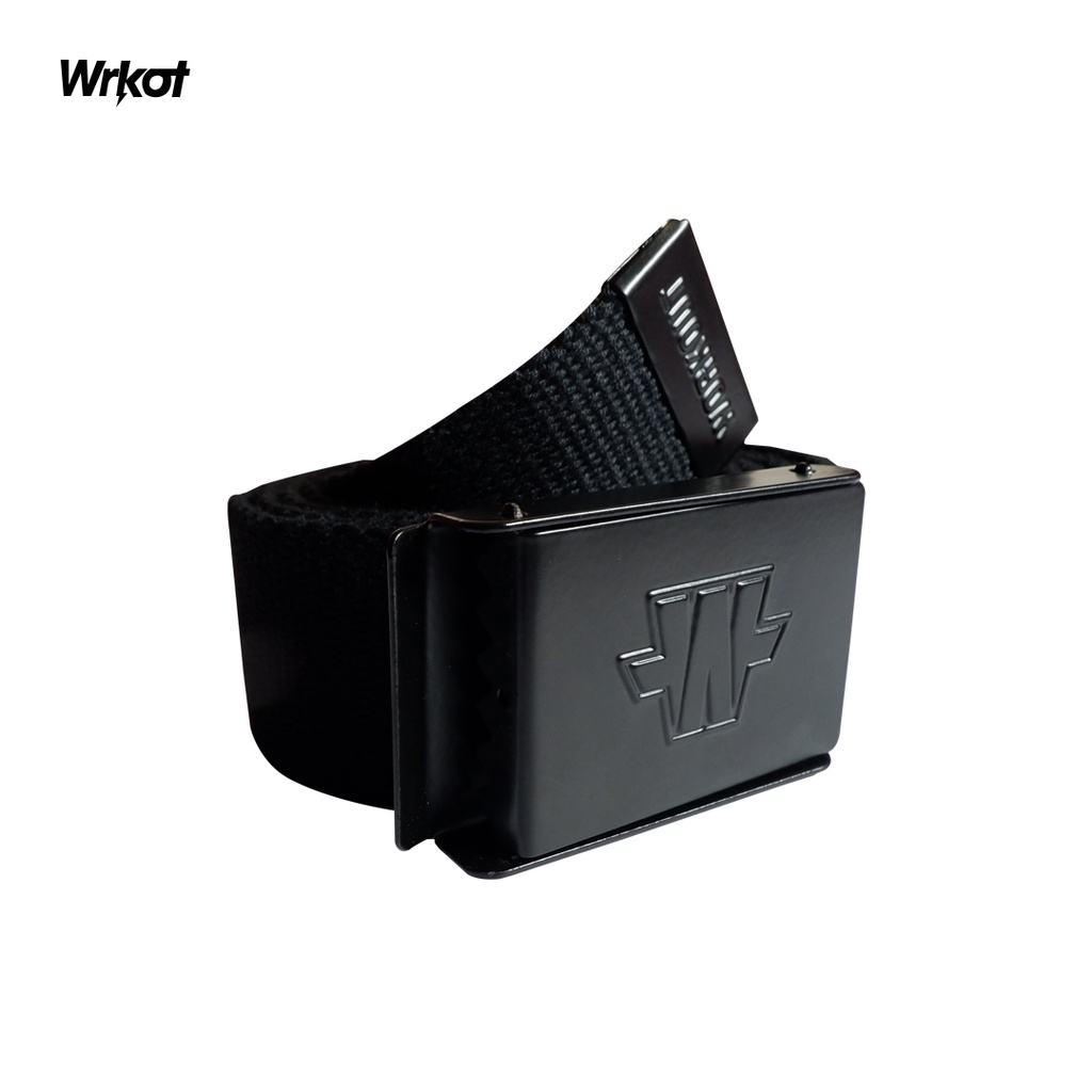 Jual Workout Streetwear Ikat Pinggang Black Cotton Wabbing Belt ...