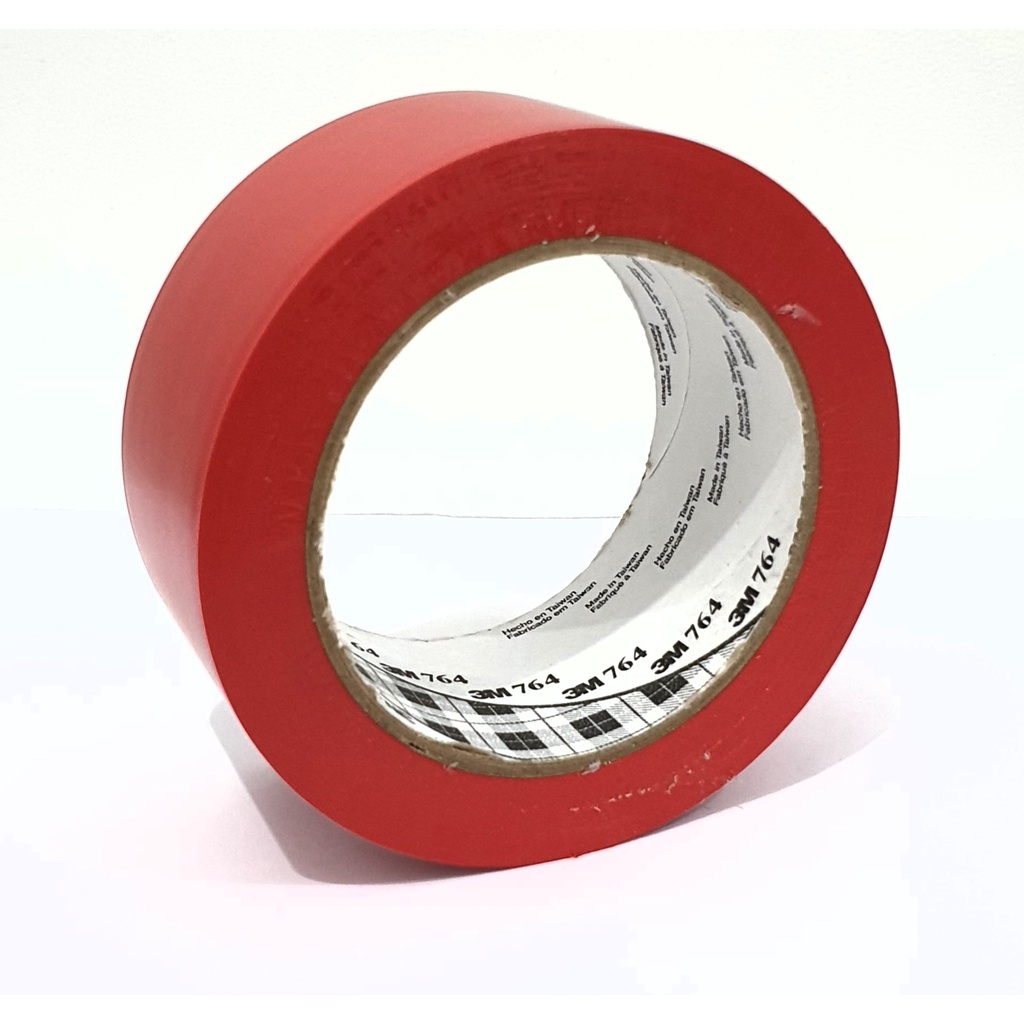 Jual 3M 764 LAKBAN LANTAI RED 48mm x 33mm FLOOR MARKING TAPE 764 | Shopee Indonesia