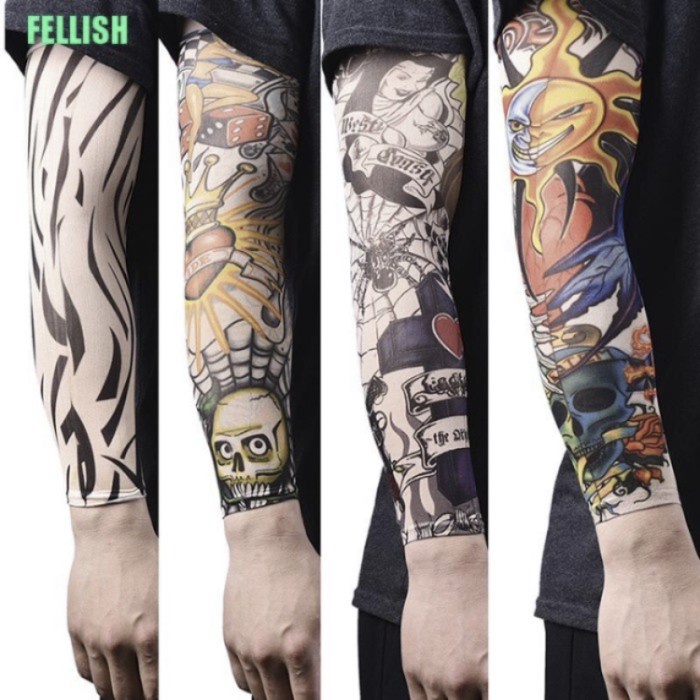 Jual Sarung lengan tattoo manset tattoo slevees sarung tangan tattoo ...
