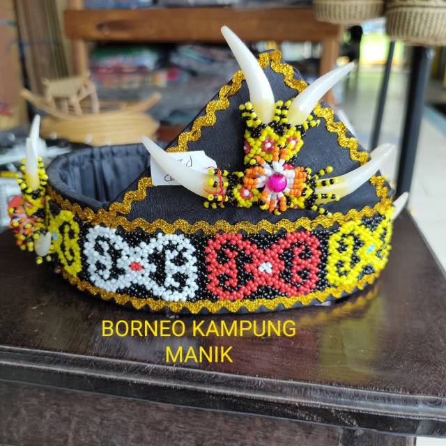 Jual Topi Manik Mahkota khas dayak kalimantan | Shopee Indonesia