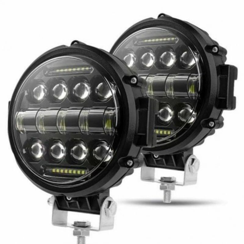 Jual Lampu Led Sorot 7 Bulat Mobil Truk,Alat Berat Diameter 7 | Shopee ...