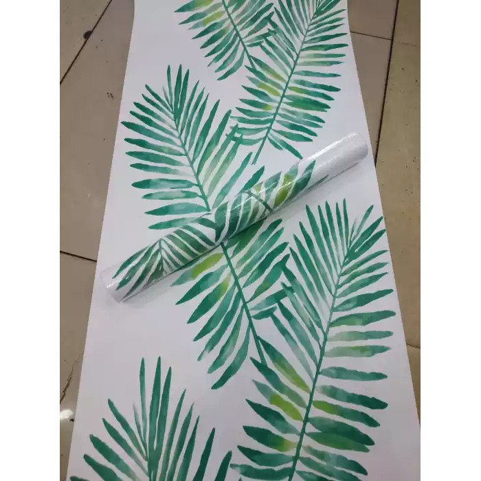 Jual WALLPAPER DINDING MOTIF DAUN DAN KARAKTER ukuran 10m x 45cm | Shopee Indonesia