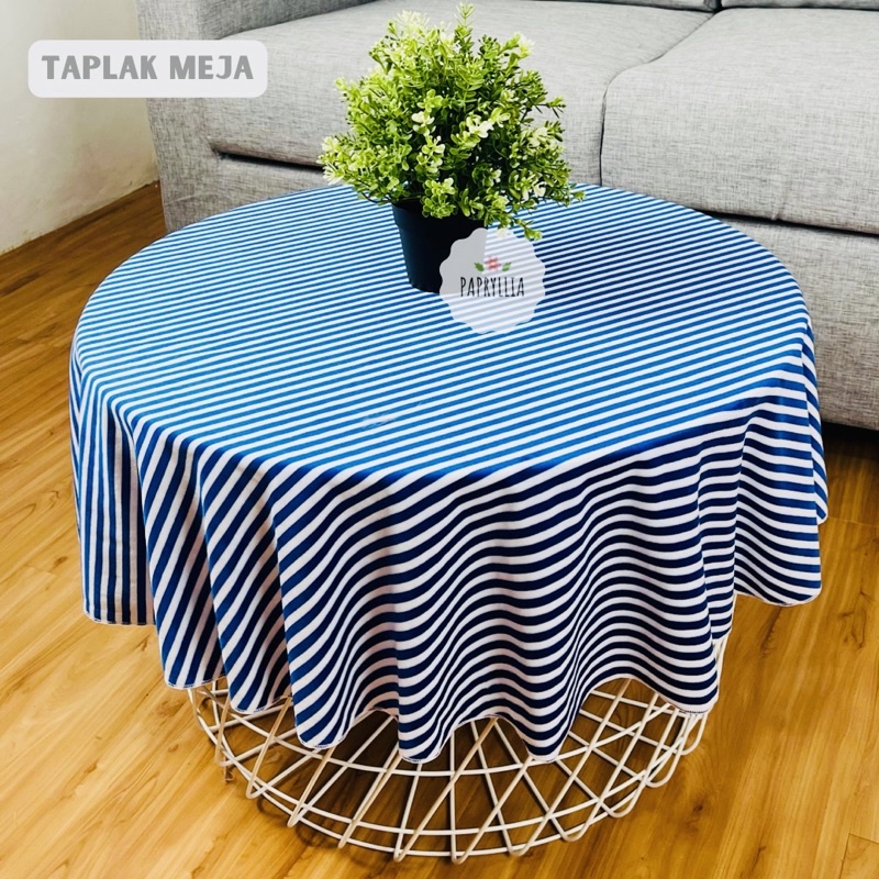 Jual Krucils Store - Taplak Meja Tamu Aesthetic Bundar Diameter 100cm ...