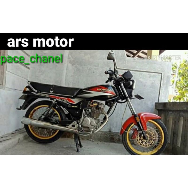 Jual striping honda gl pro neo tech merah | Shopee Indonesia
