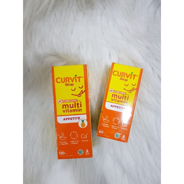 Jual Curvit Syrup 120ml dan Curvit syrup 60ml | Shopee Indonesia