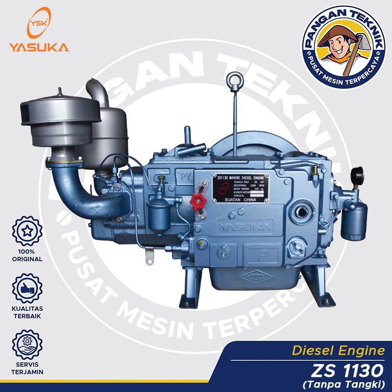 Jual Mesin Diesel / Diesel Engine Yasuka ZS 1130 TT (TANPA TANGKI) | Shopee Indonesia