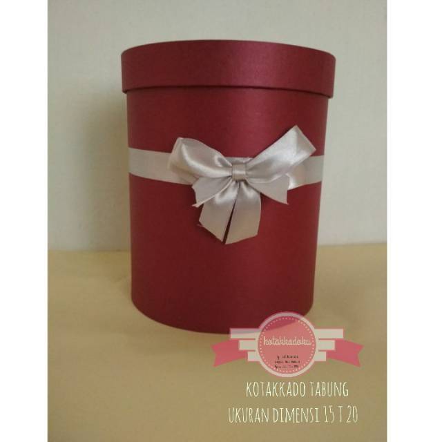 Jual KOTAK KADO /GIFT BOX/BLOOMBOX diameter 15 Tinggi 18 cm bisa ...