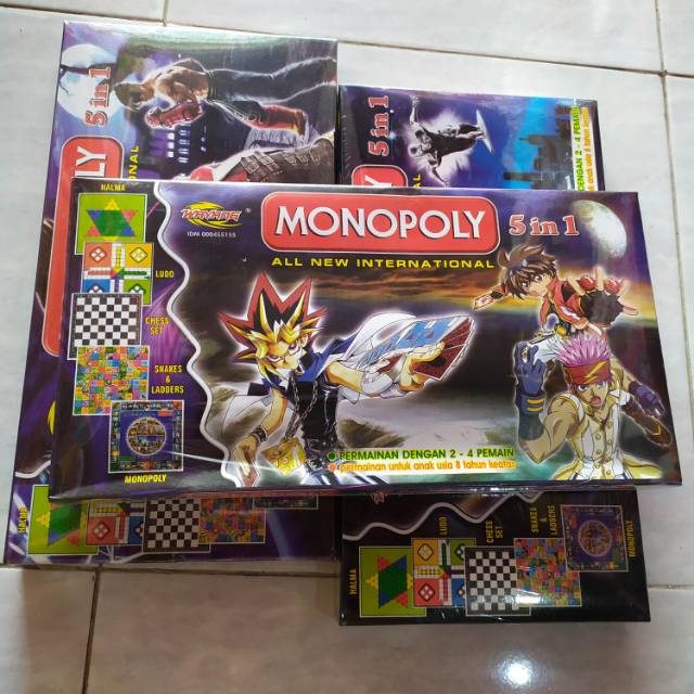 Jual mainan monopoly 5 in 1 | Shopee Indonesia