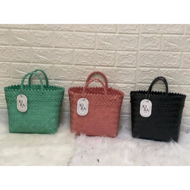 Jual Tas Anyaman Hampers Serbaguna REETA Multicolors Cantik Small Size ...