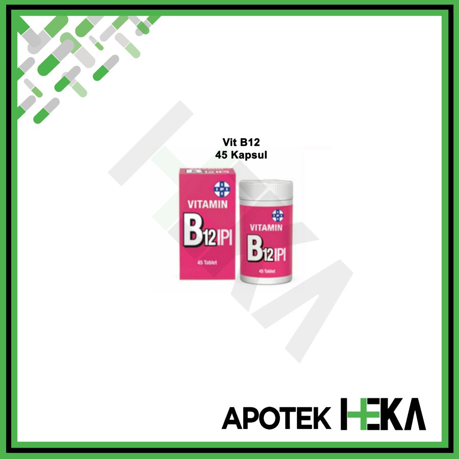 Jual Vitamin B12 IPI Botol Isi 45 Tablet Pink (BANDUNG) | Shopee Indonesia